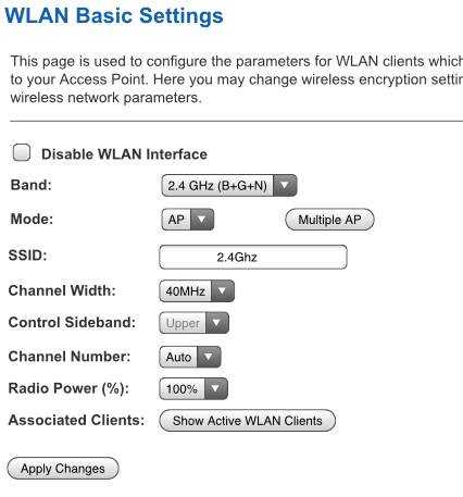 Changing your NF15ACV router network name and password