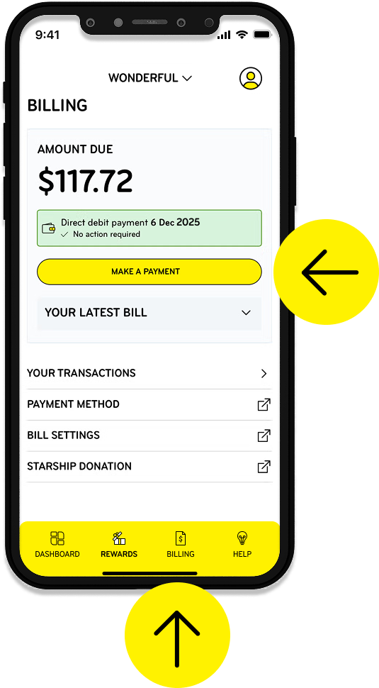 Paying by credit or debit card