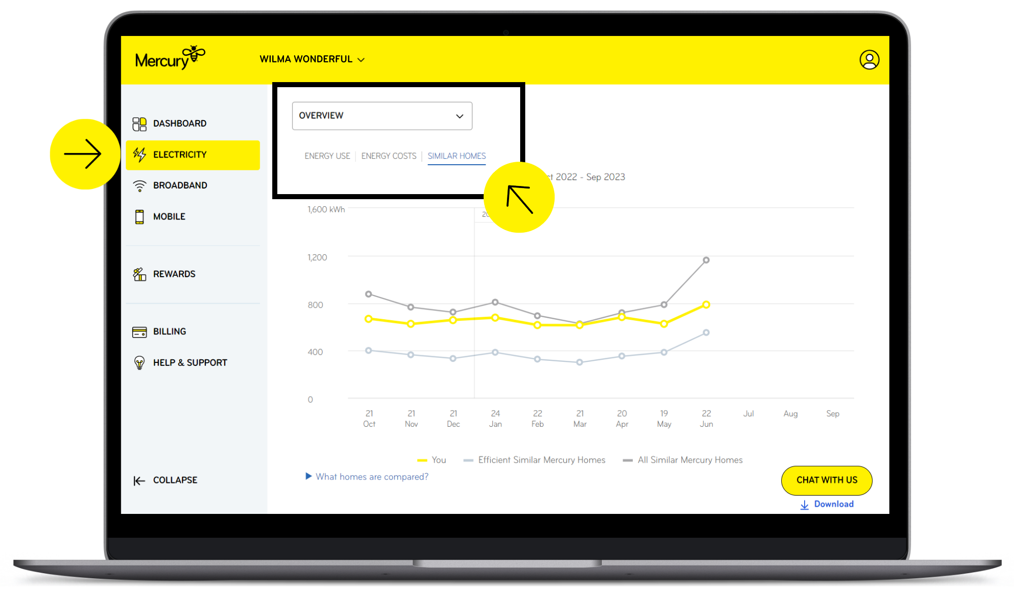 Track your electricity usage with My Account